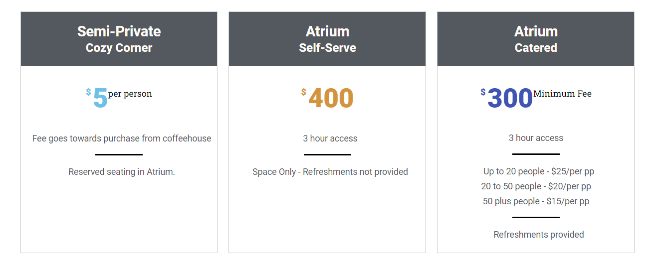 Rent The Space - Respire Coffeehouse